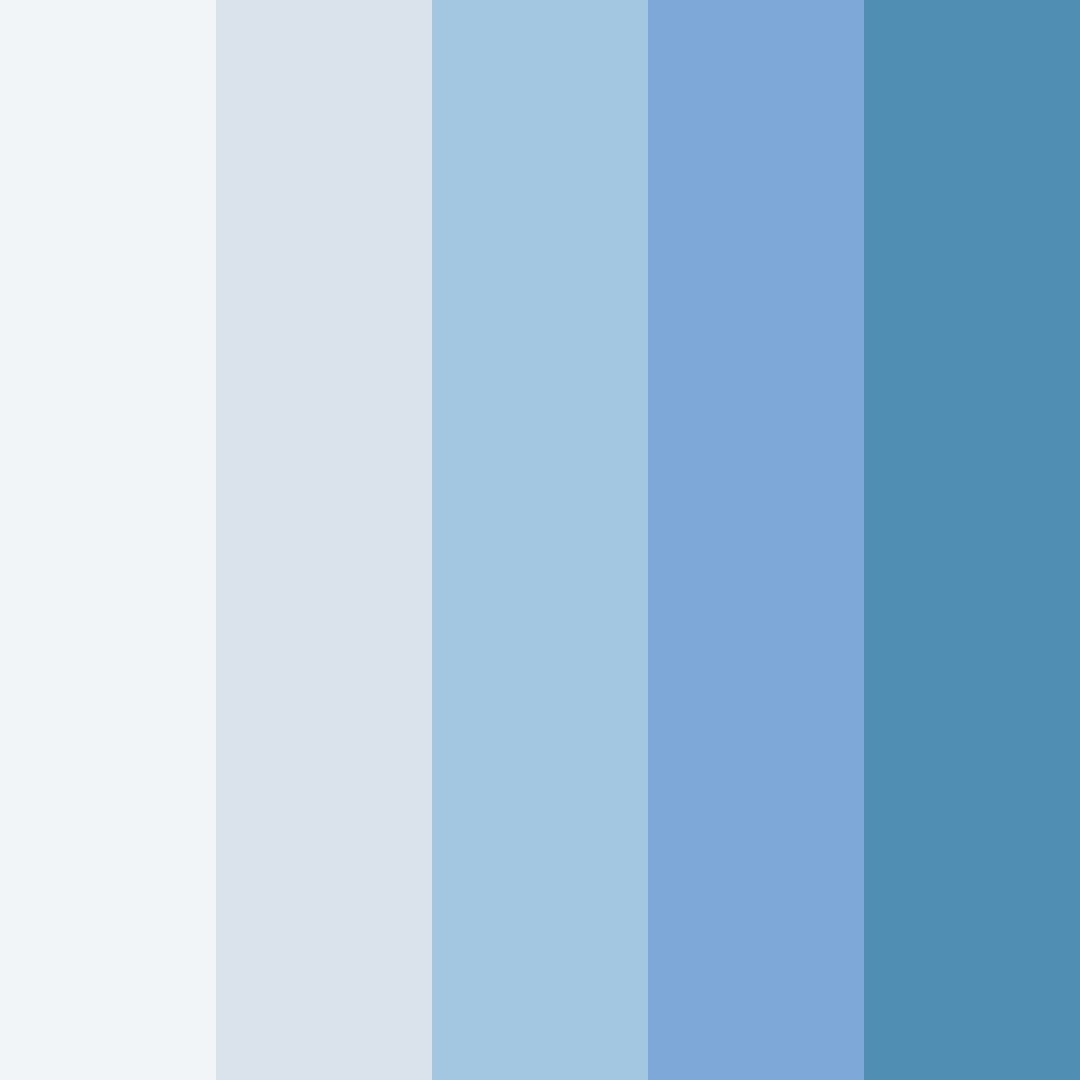 Shades of Blue Color Palette