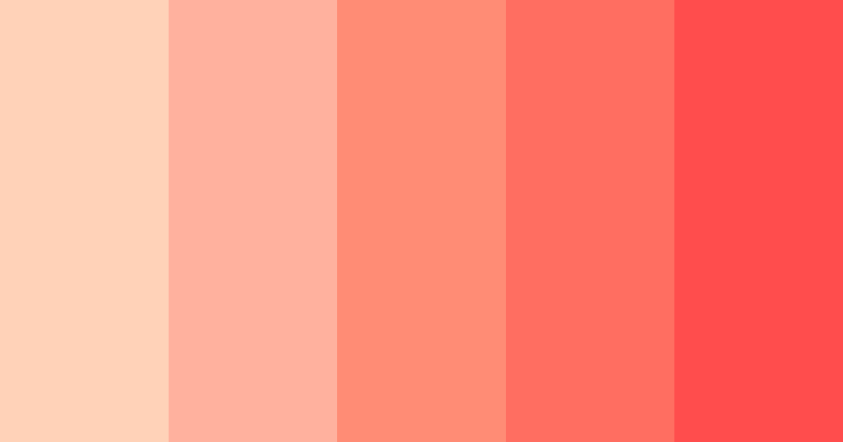 Romantic Red Color Palette