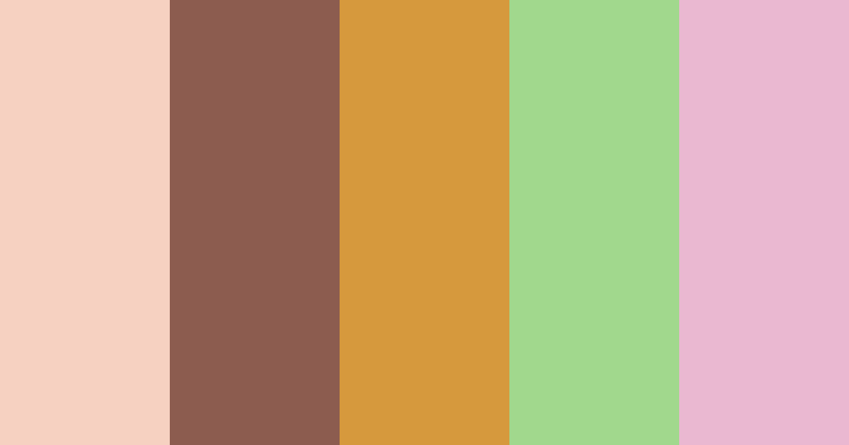 Amber Green Color Palette