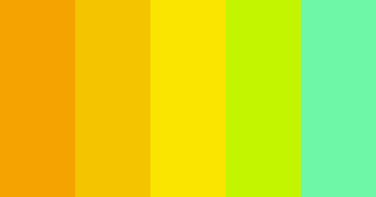 Yellow Breeze Color Palette