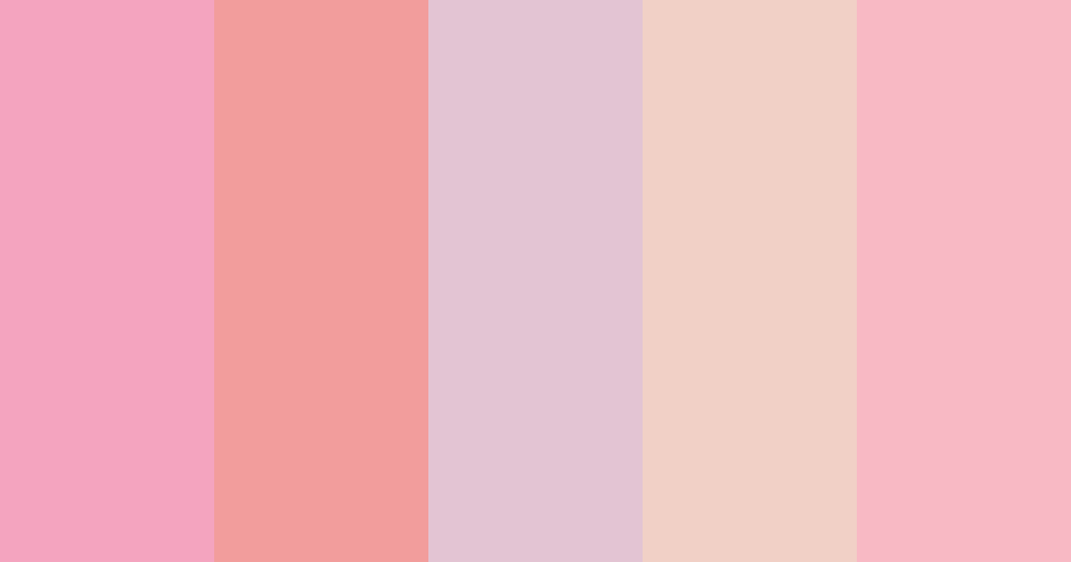 Pink Blossom Color Palette