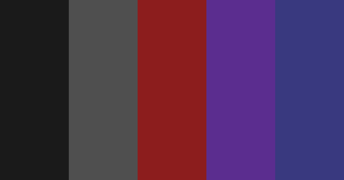 Dark Purple Mystique Color Palette