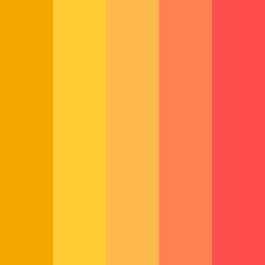 Sunset Canvas Color Palette