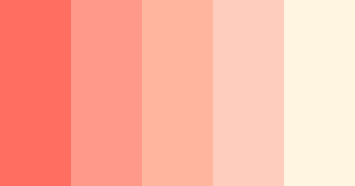 Peachy Gianna Color Palette