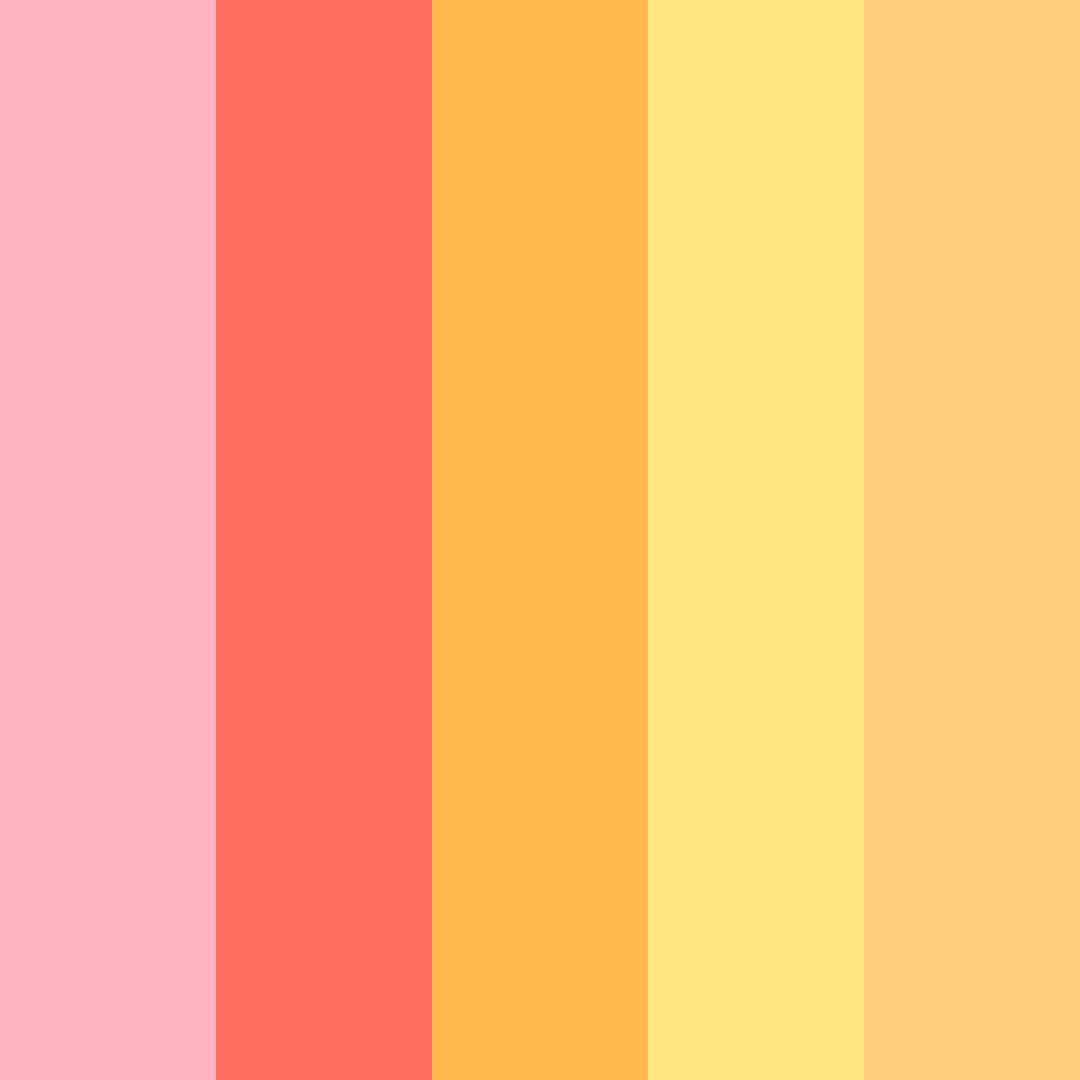 Peachy April Color Palette