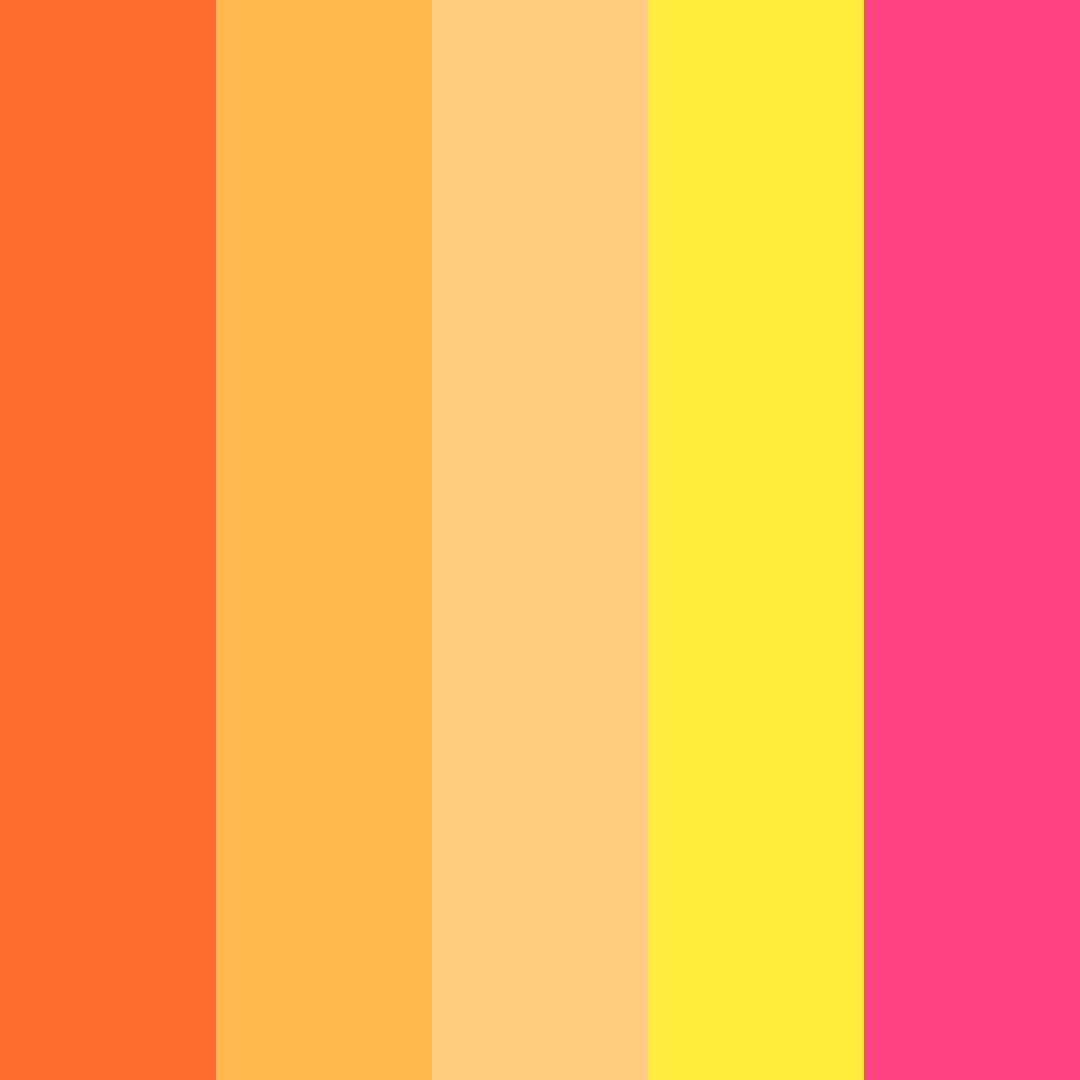 Bright Orange Color Palette