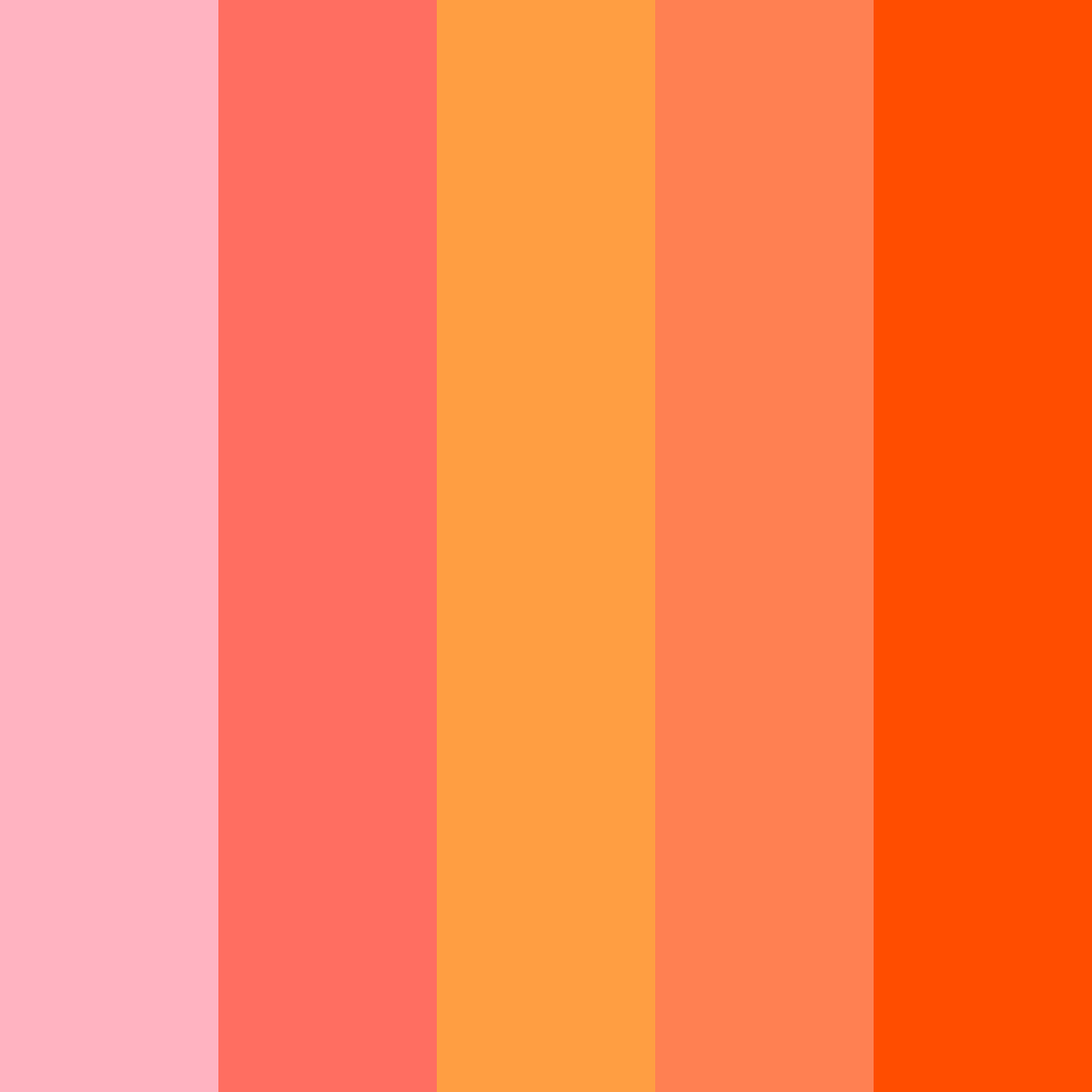 Coral Sunset Color Palette