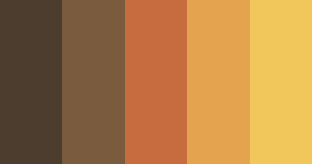 Halloween Orange Color Palette