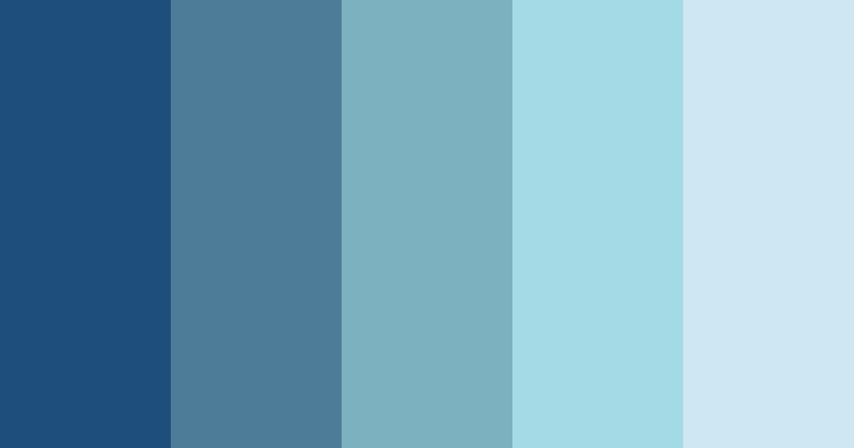 Trustworthy Blue Color Palette
