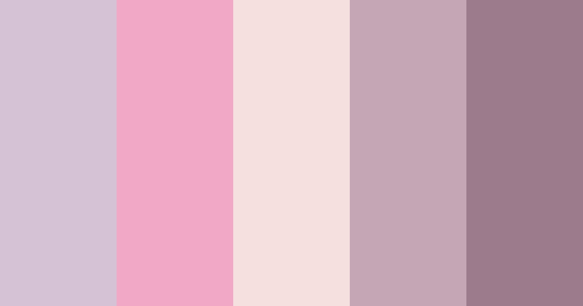 Shades of Pink and Gray Color Palette