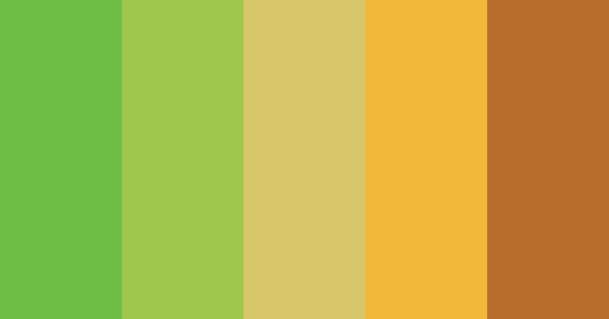 Golden Retro Grove Color Palette