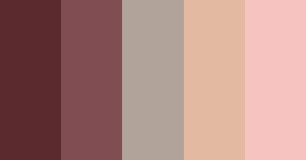 Dark Red Mystique Color Palette