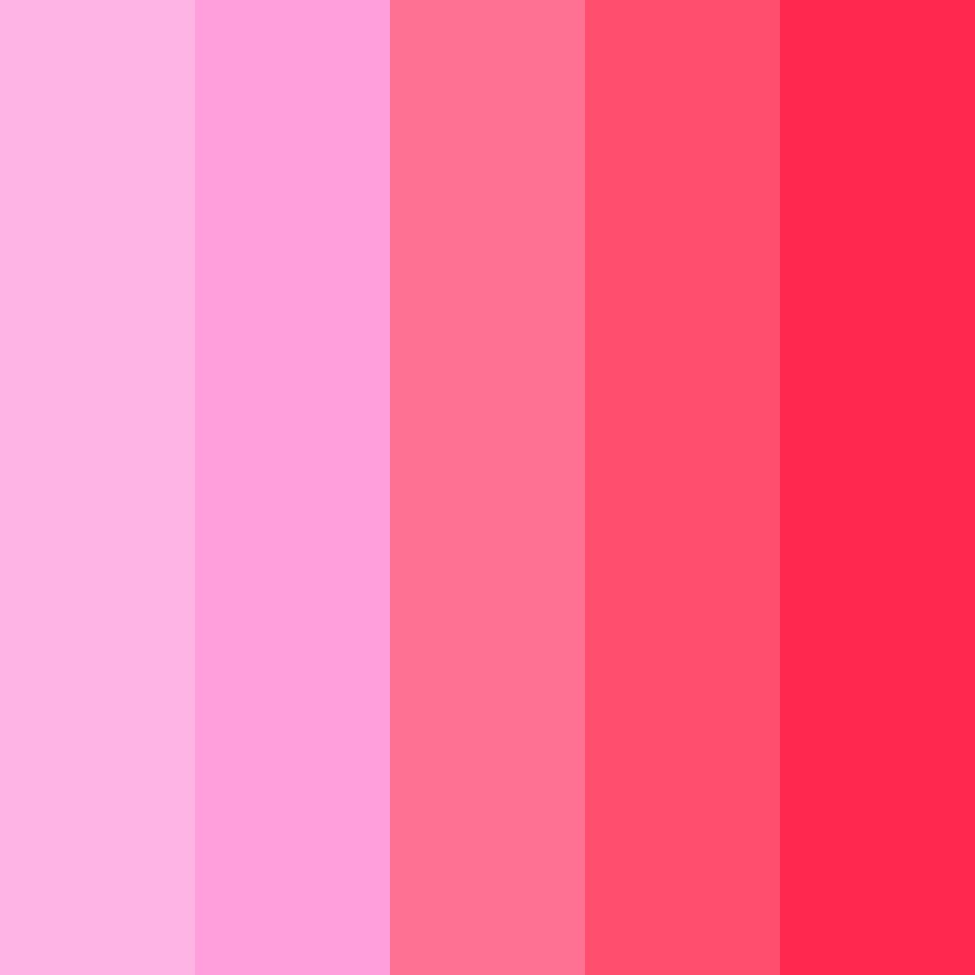 Pink Fluttershy Color Palette