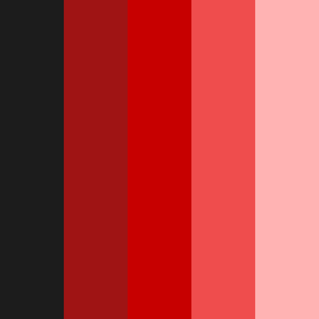 Dark Red Color Palette