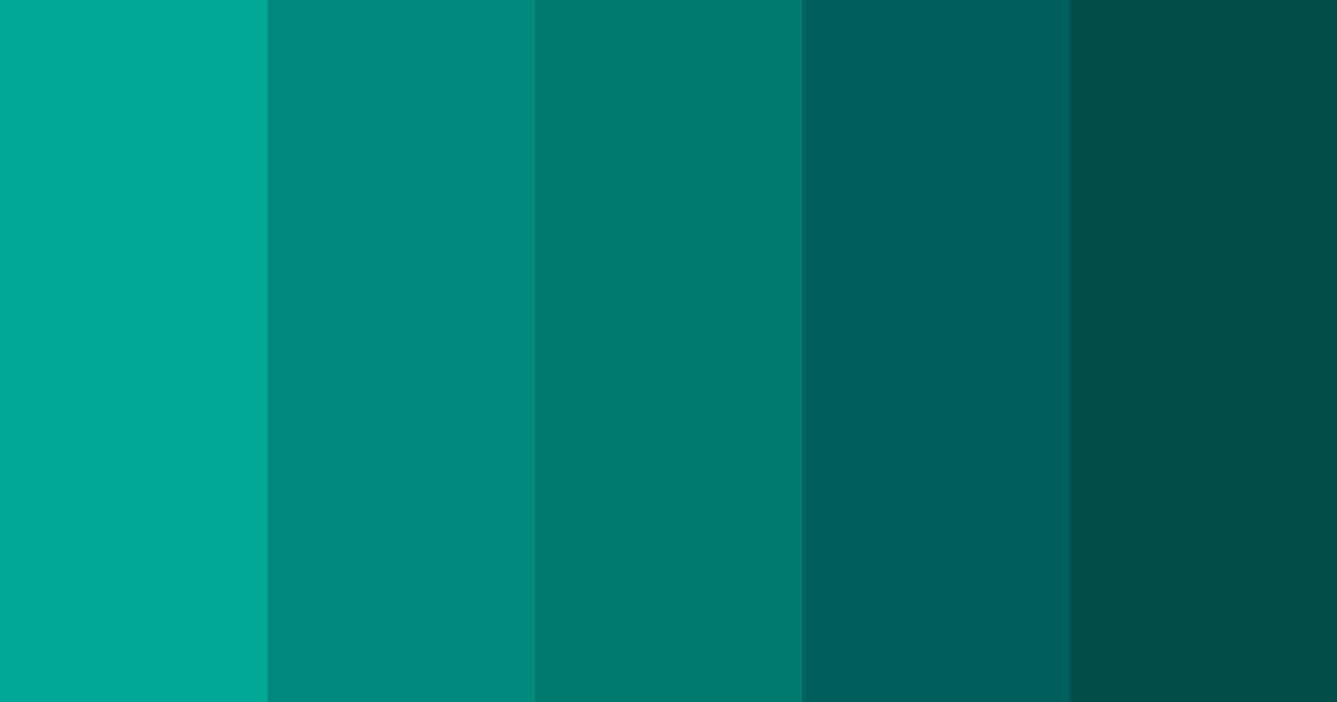 Emerald Oasis Color Palette