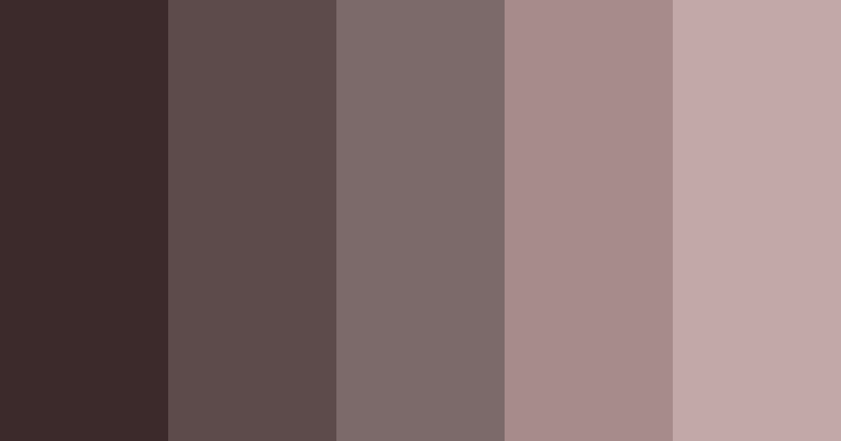 Dark Brown Blood Color Palette