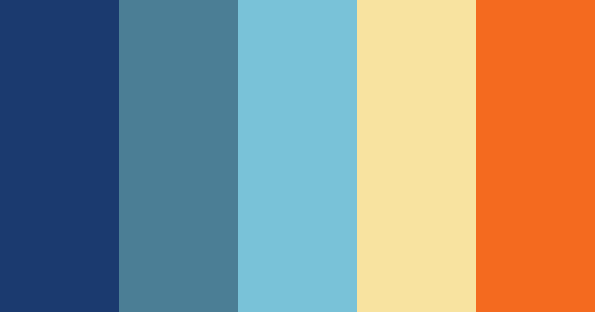 Blue Sailor Song Color Palette