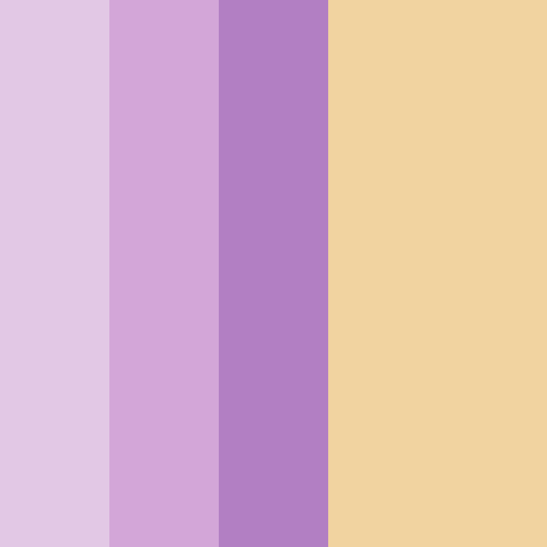 Lavender Biscotti Bliss Color Palette
