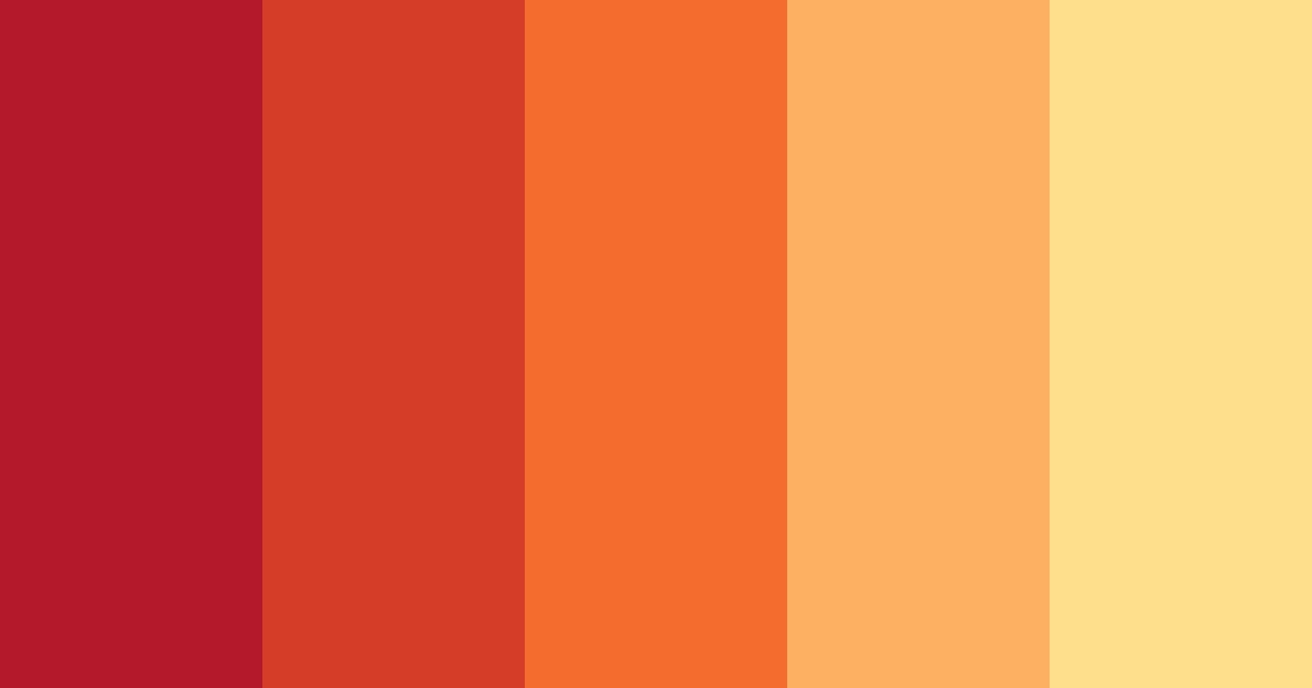 Crimson Sunrise Color Palette