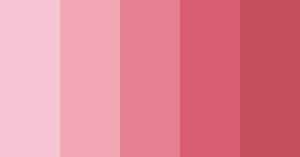 Pink Rosy Color Palette