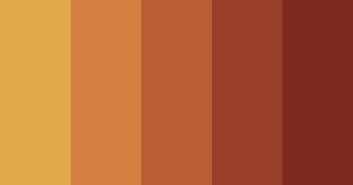 Brown Syrup Color Palette