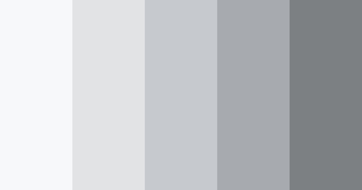 Shades of Gray Color Palette
