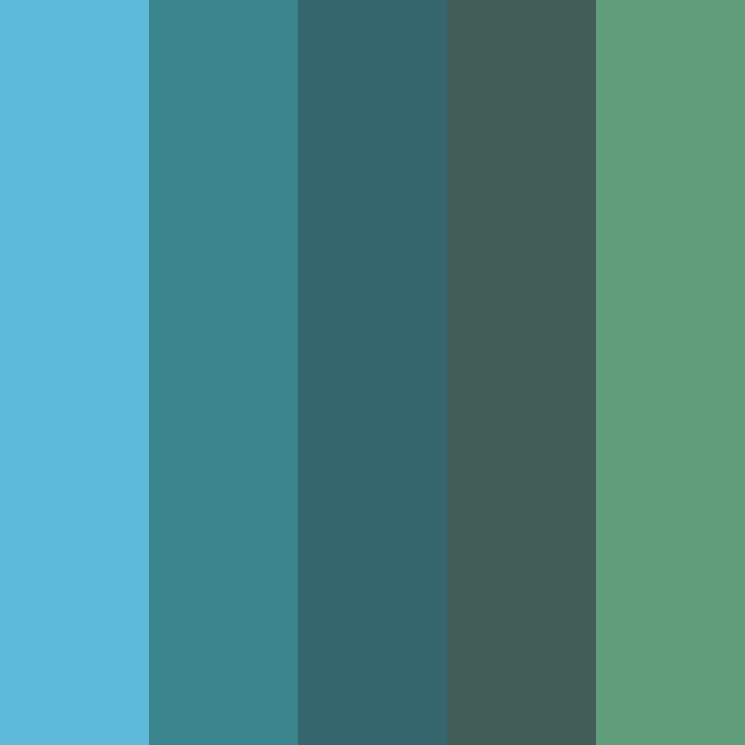 Teal Sea Creature Color Palette
