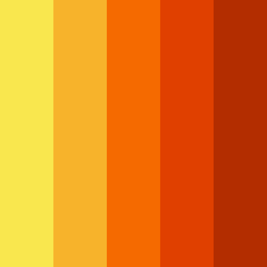 Paleta de colores Solar Flare Spectrum
