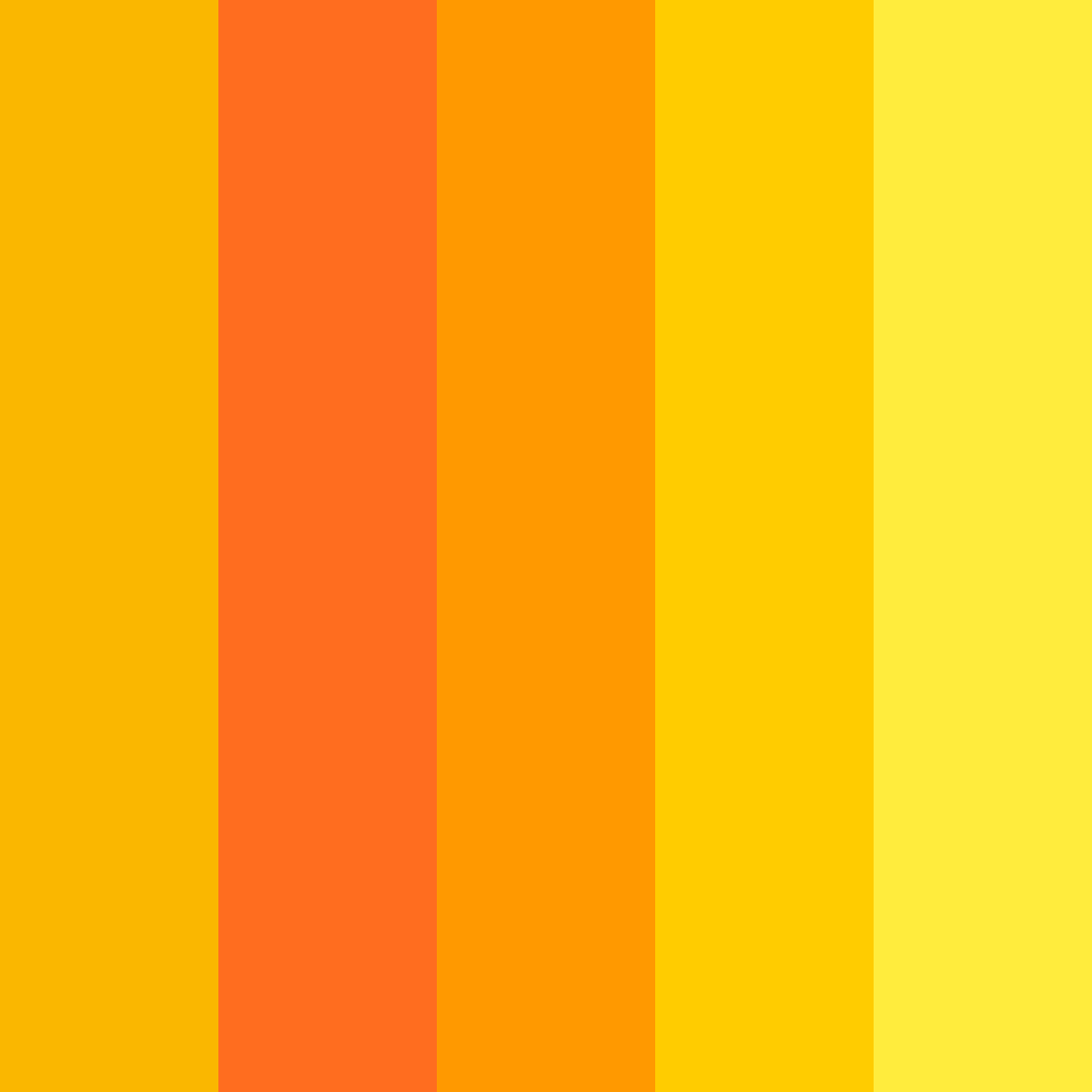 Bright Yellow Color Palette