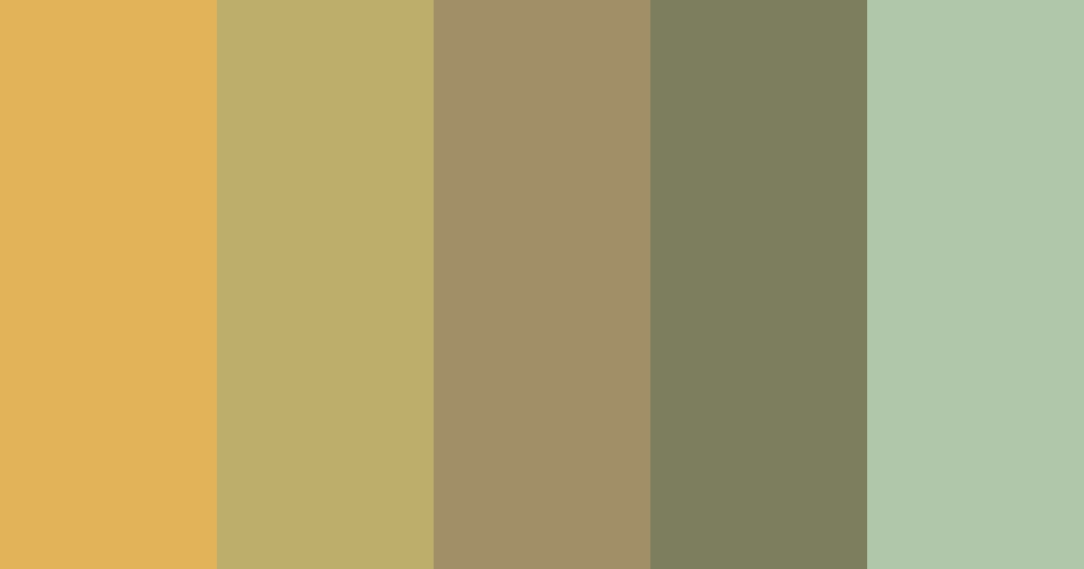 Tussock Shades Color Palette