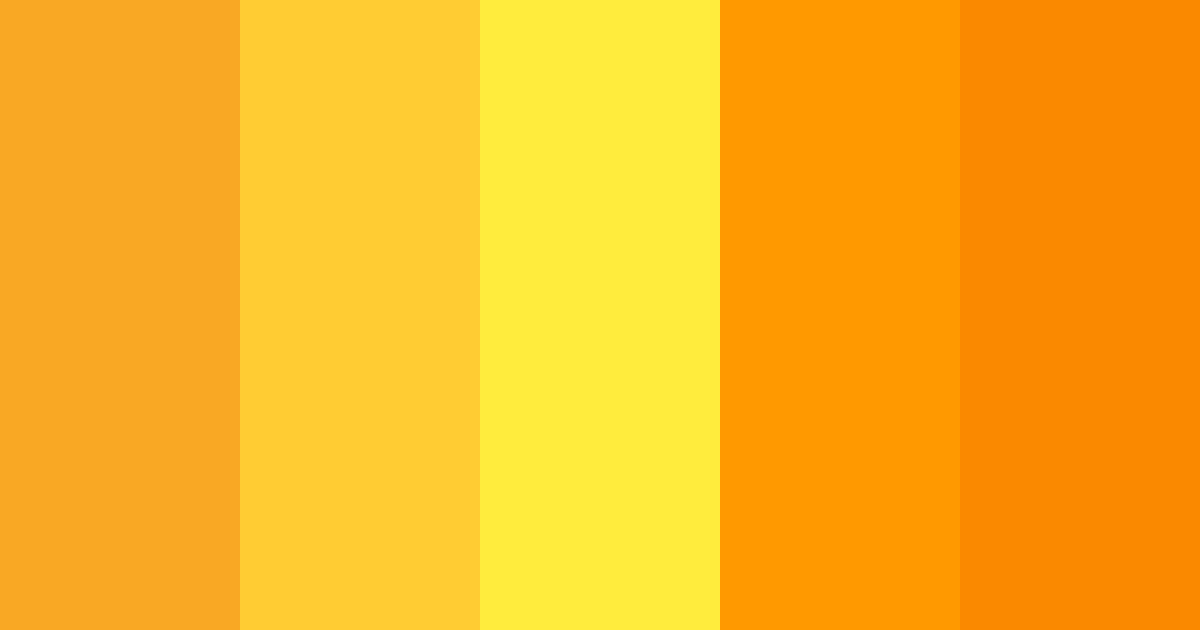 Golden Sunset Symphony Color Palette