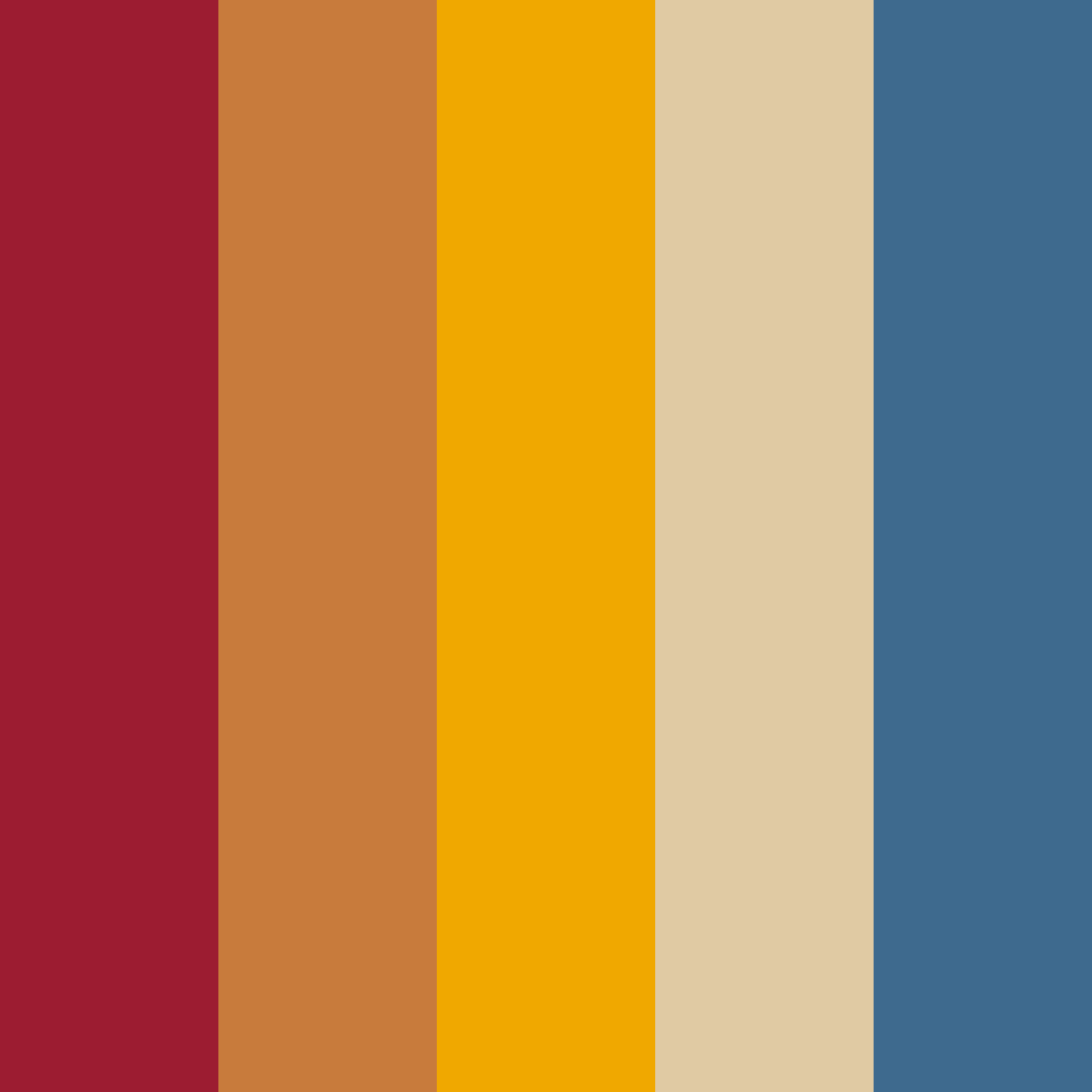 Paleta de colores Sangria Skies