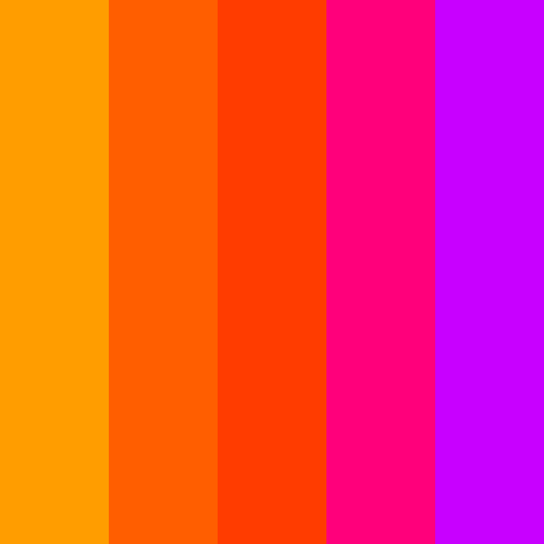 Bright Orange Color Palette