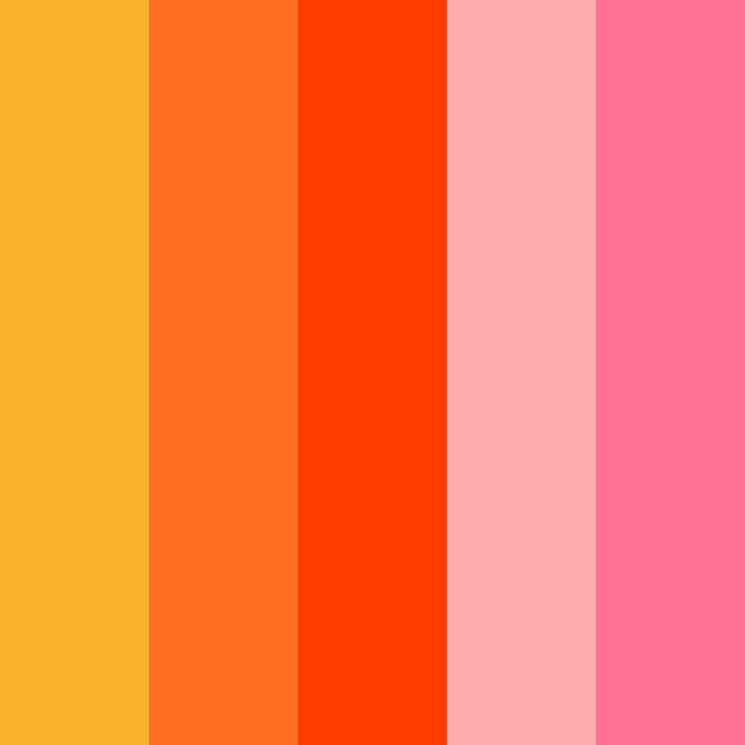 Solar Flare Bliss Color Palette