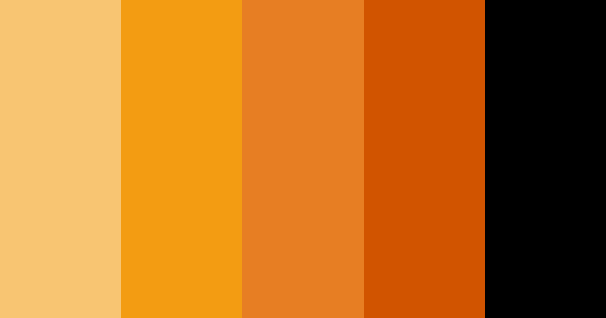 Orange Pico Color Palette