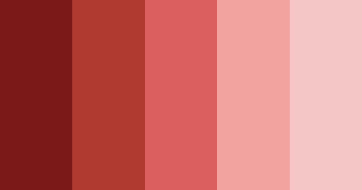 Blood Red Shades Color Palette