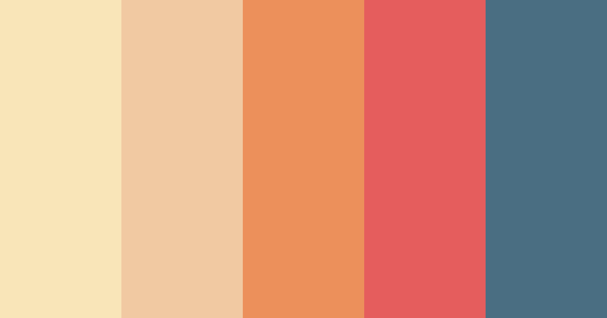 Paleta de colores Imagine Sunset Serenade
