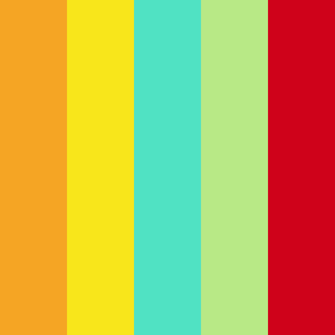 Vibrant Fiesta Breeze Color Palette