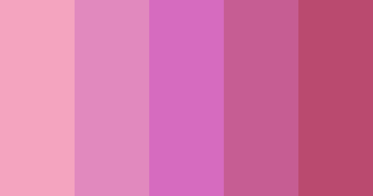 Pink Shades Color Palette