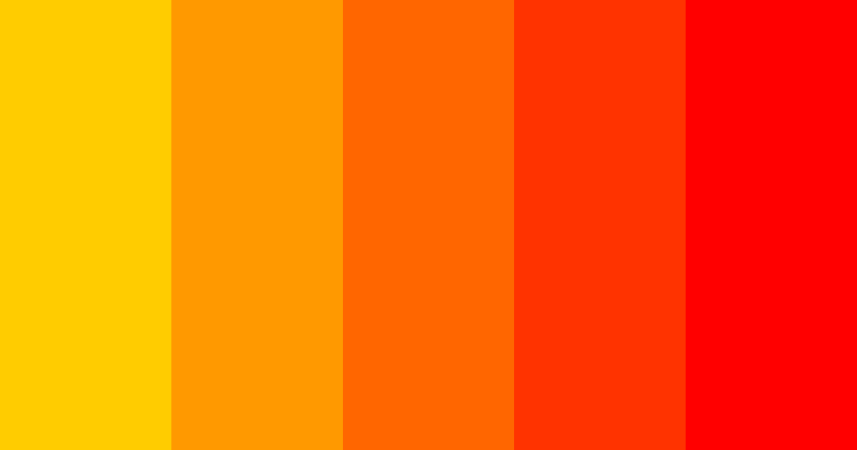 Sunset Fiesta Color Palette