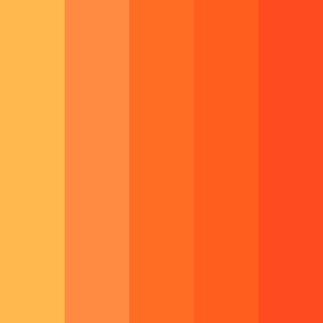 Orange Sunrise Color Palette