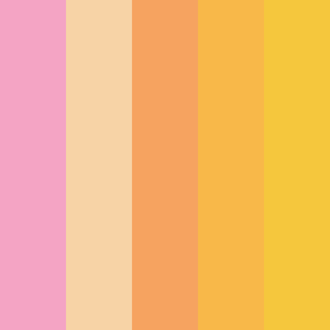 Pink Sunrise Color Palette