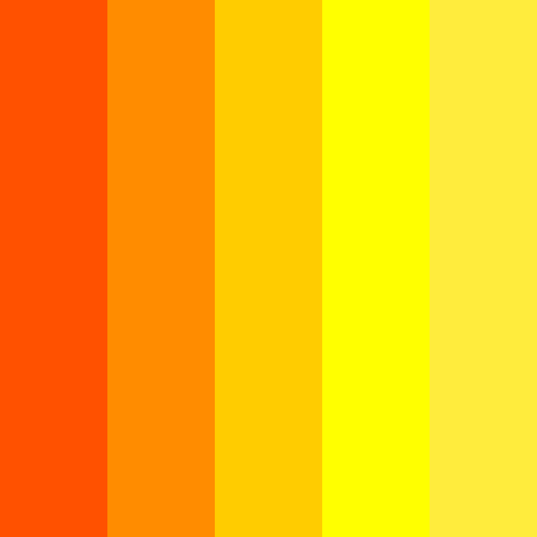 Bold Yellow Color Palette