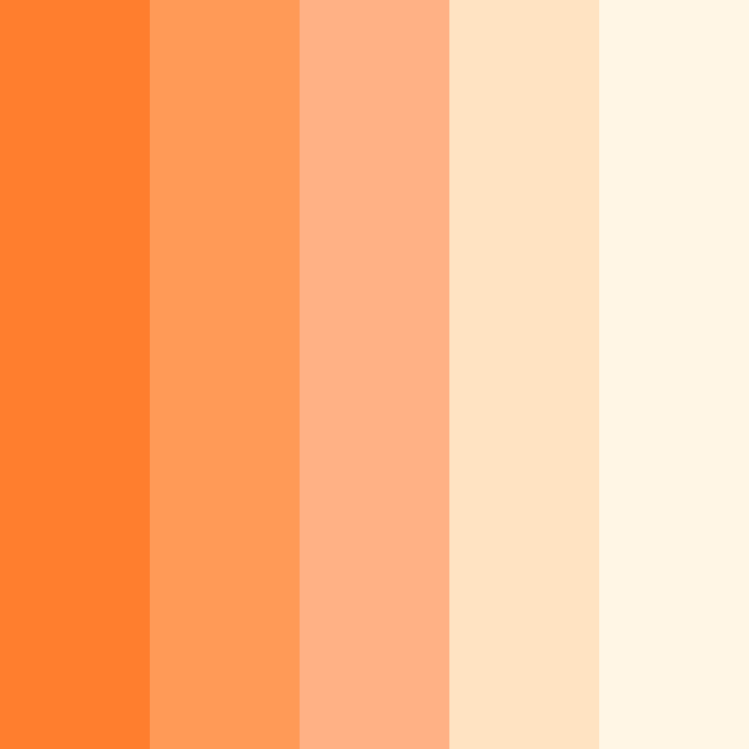 Paleta de colores Citrus Sunrise
