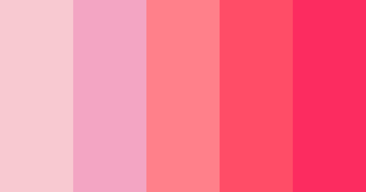 Paleta de colores Blushing Rivalry