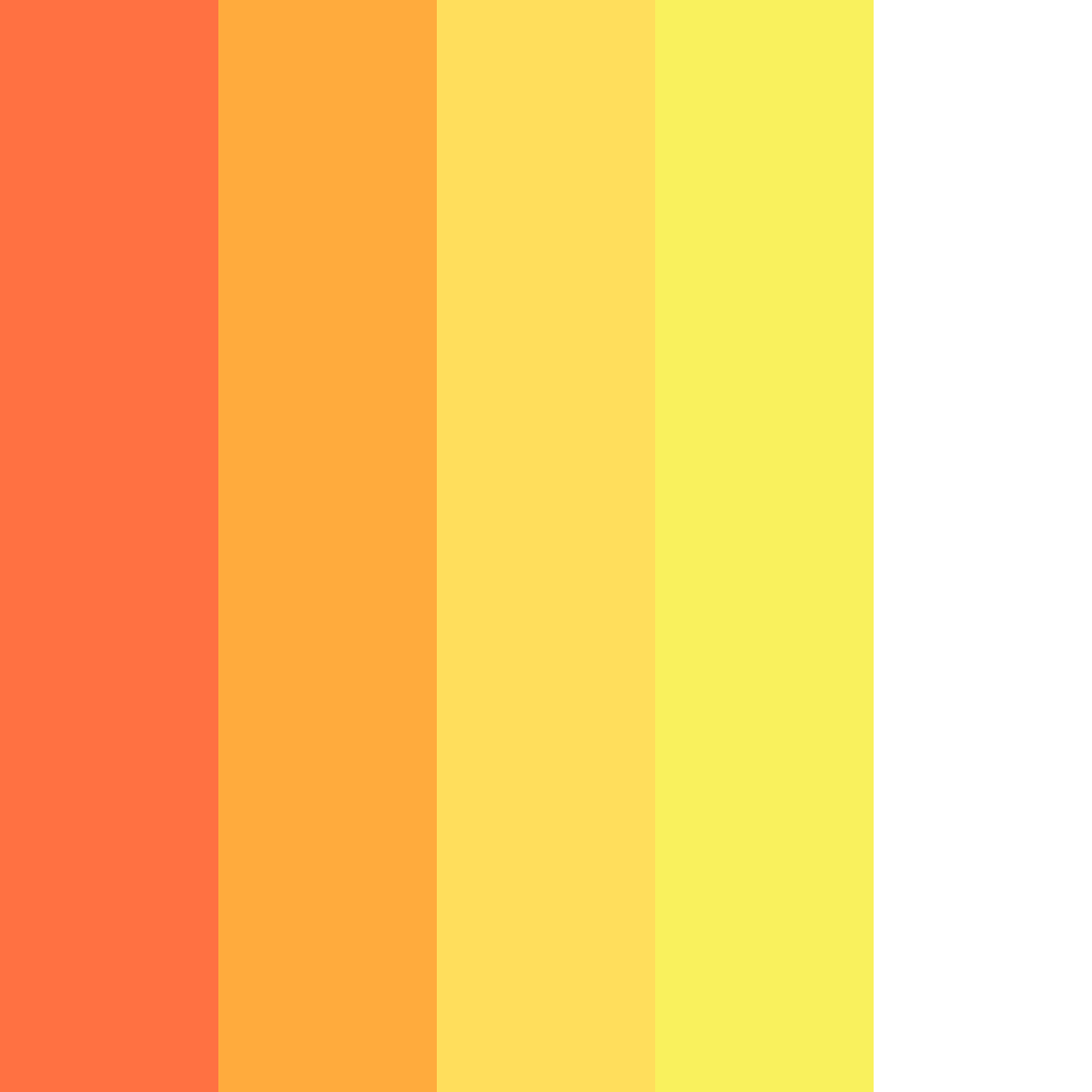 Bright Orange Color Palette