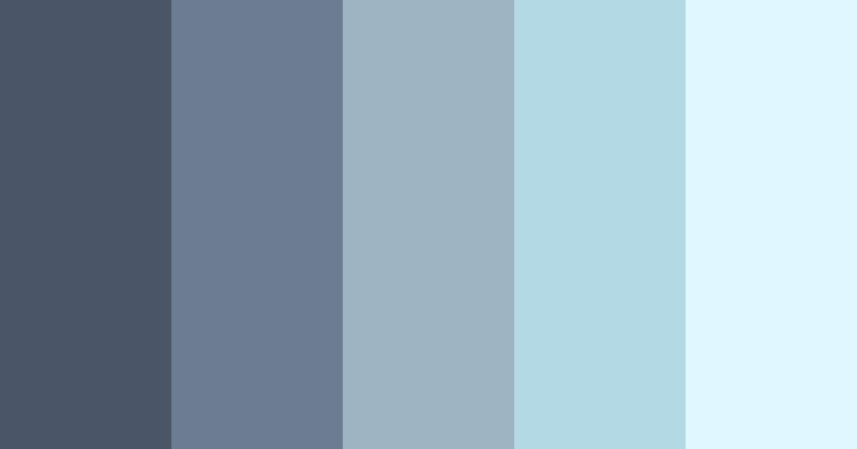 Paleta de colores Dark Gray Sky