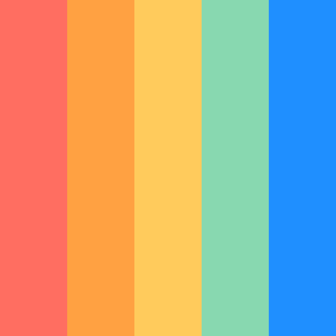 Sunset Orange Color Palette