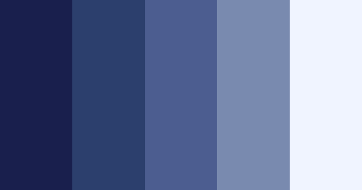 Navy Serenity Color Palette
