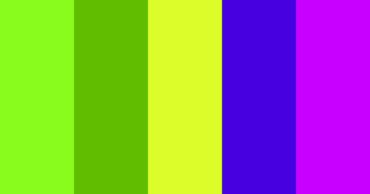 Paleta de colores Neon Blue Tech